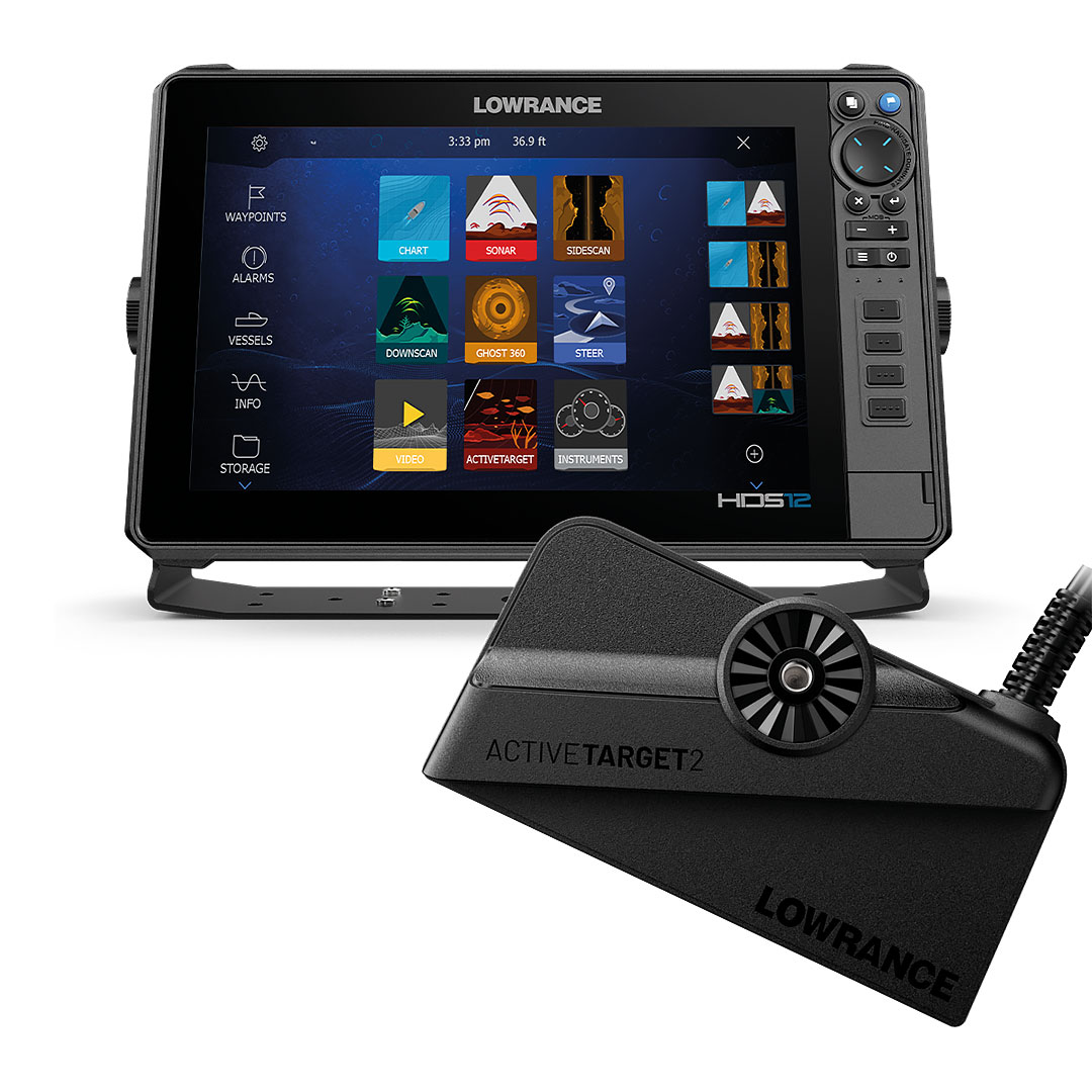 Lowrance Paketpris! HDS PRO12 med giv & ACTIVE TARGET 2 online hos ...